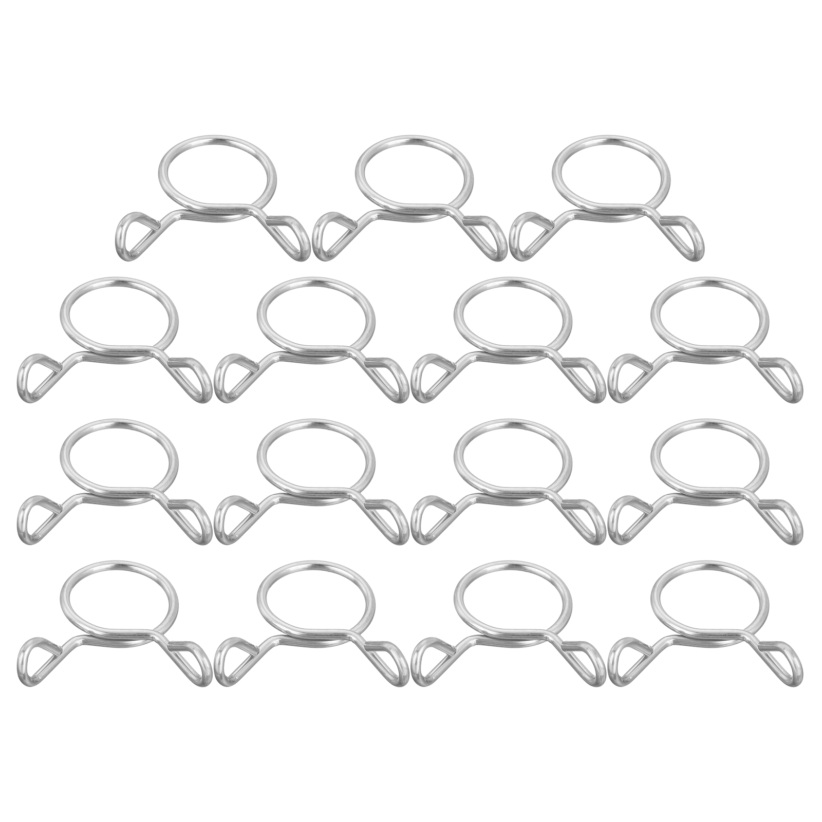 15 Pcs Fuel Line Hose Tubing Spring Clips 14mm Water Pipe Spring Clip ...