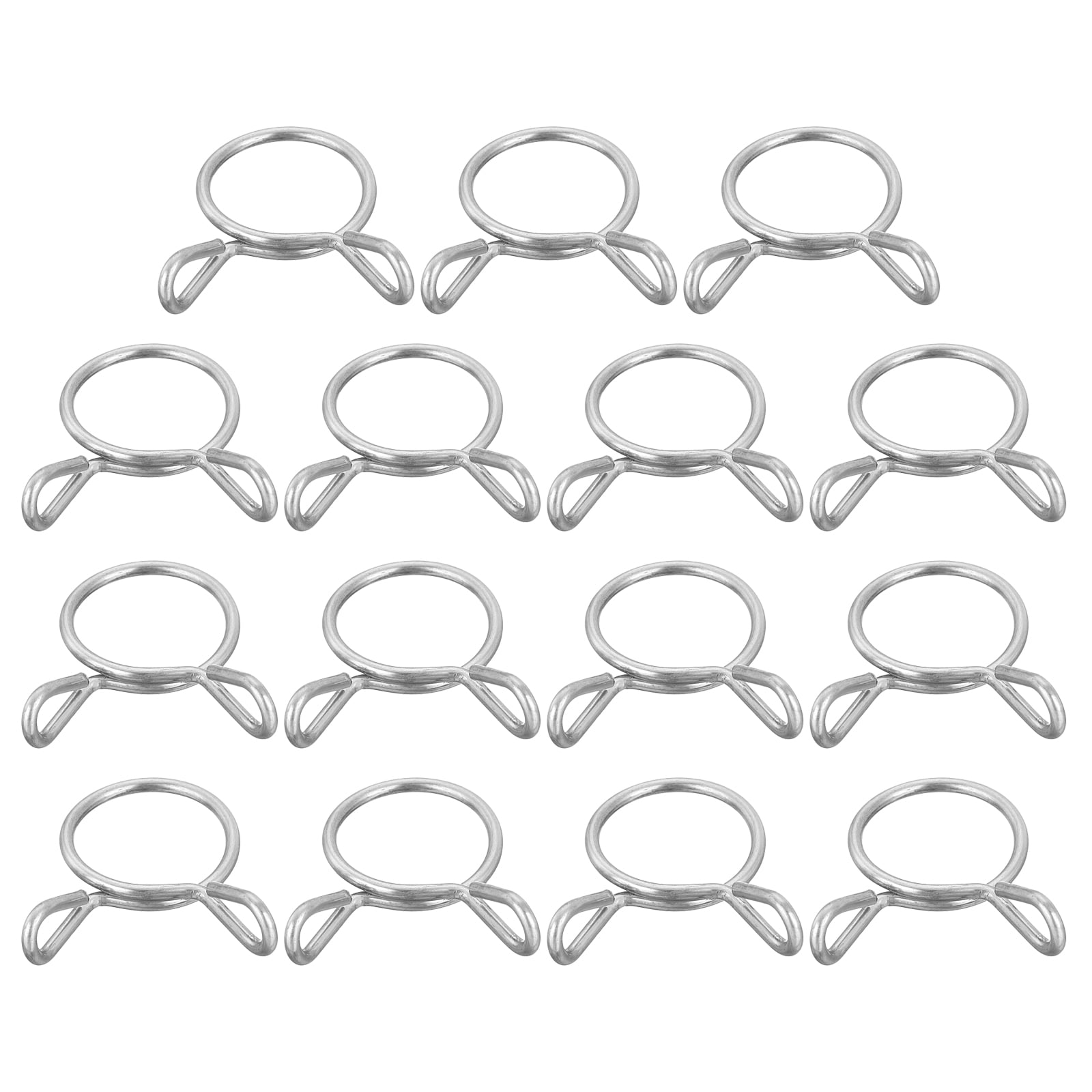 15 Pcs Fuel Line Hose Tubing Spring Clips 15.5mm Water Pipe Spring Clip ...