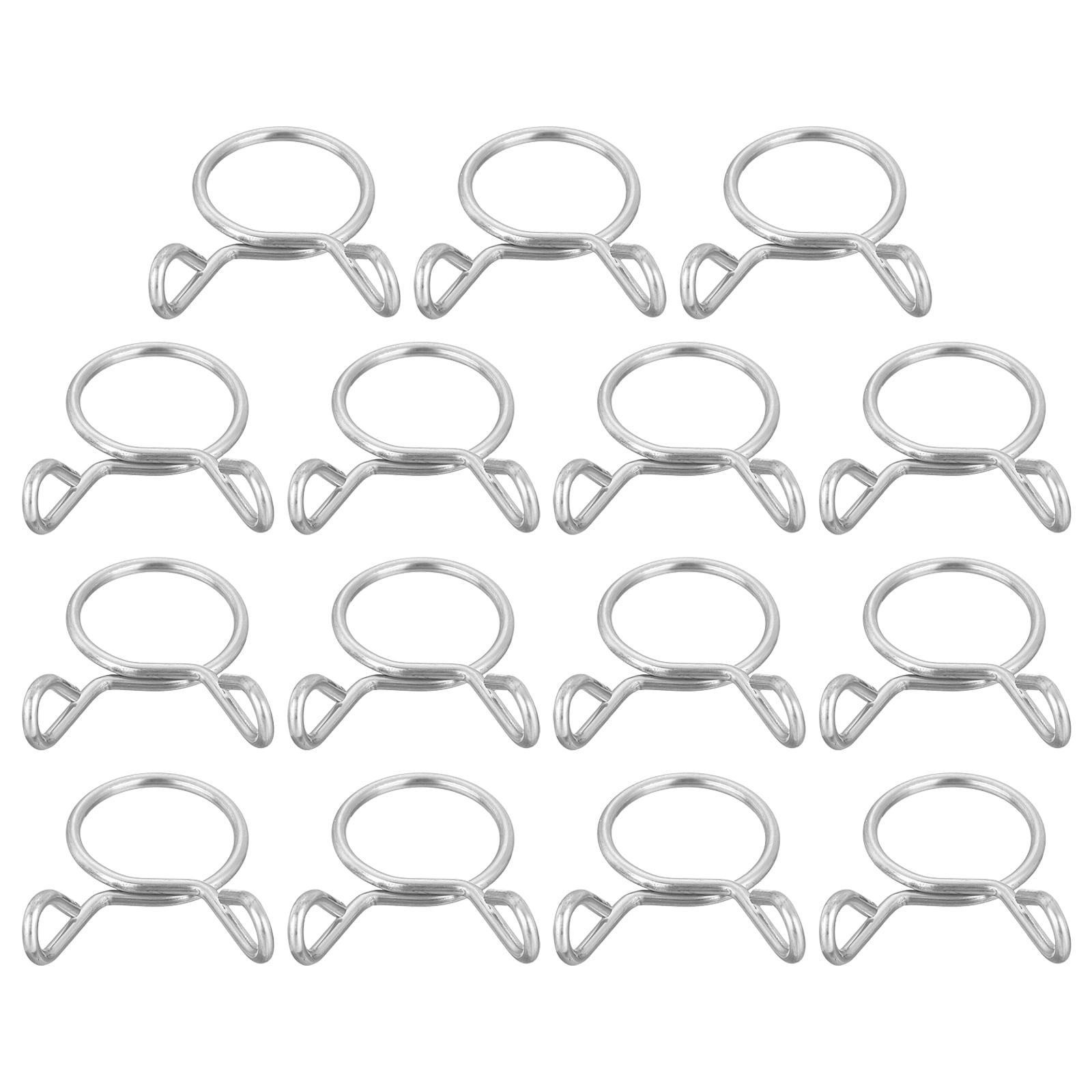 15 Pcs Fuel Line Hose Tubing Spring Clips 15mm Water Pipe Spring Clip ...