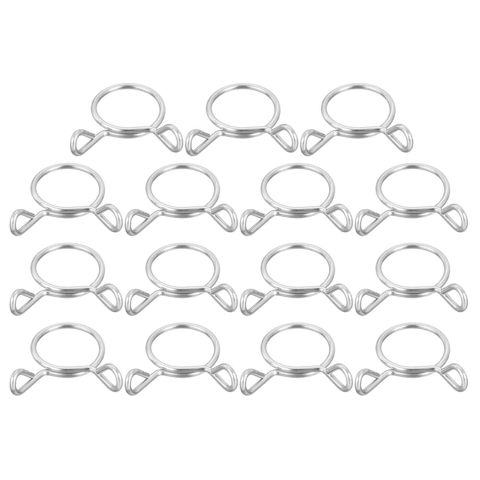 15 Pcs Fuel Line Hose Tubing Spring Clips 16mm Water Pipe Spring Clip ...