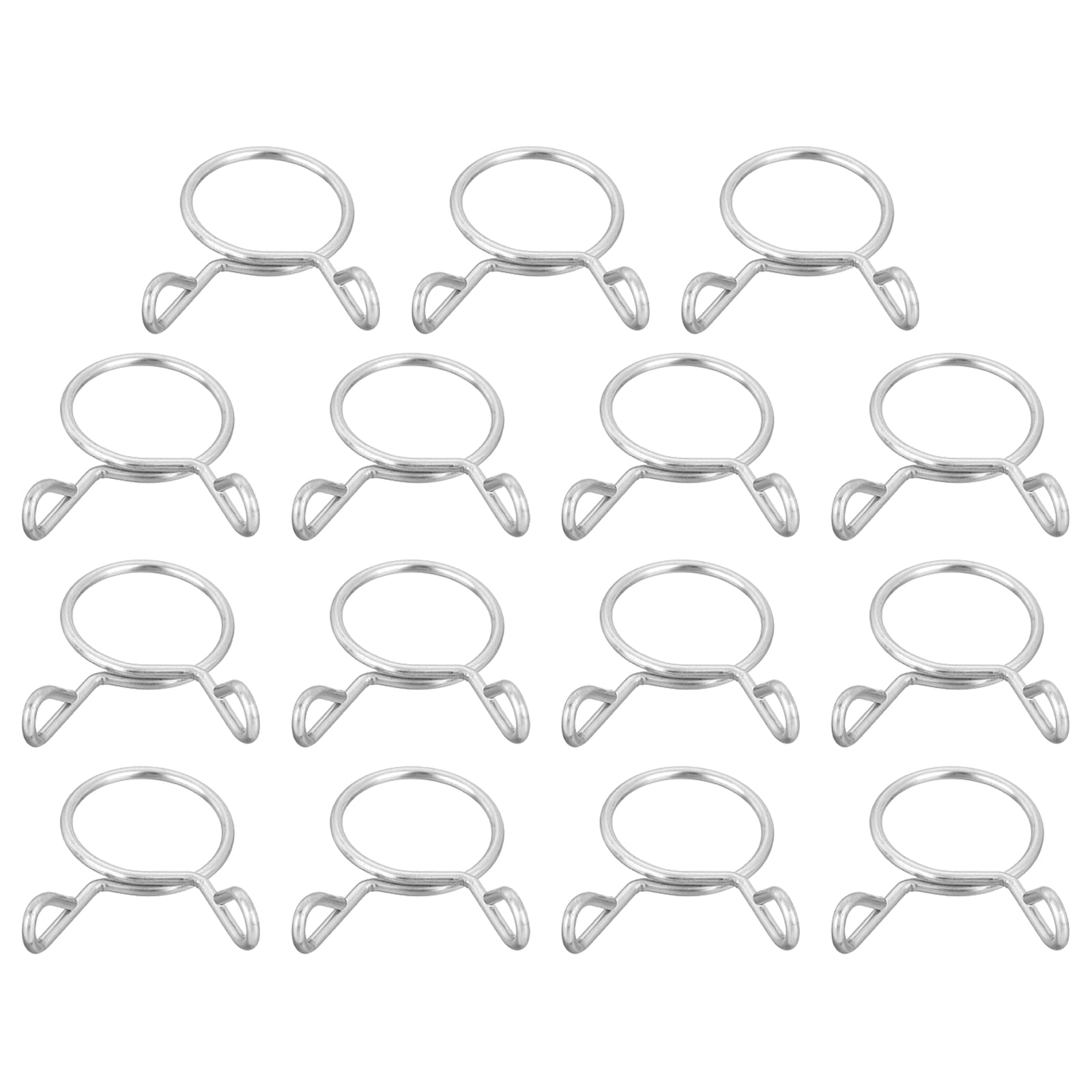 15 Pcs Fuel Line Hose Tubing Spring Clips 17mm Water Pipe Spring Clip ...