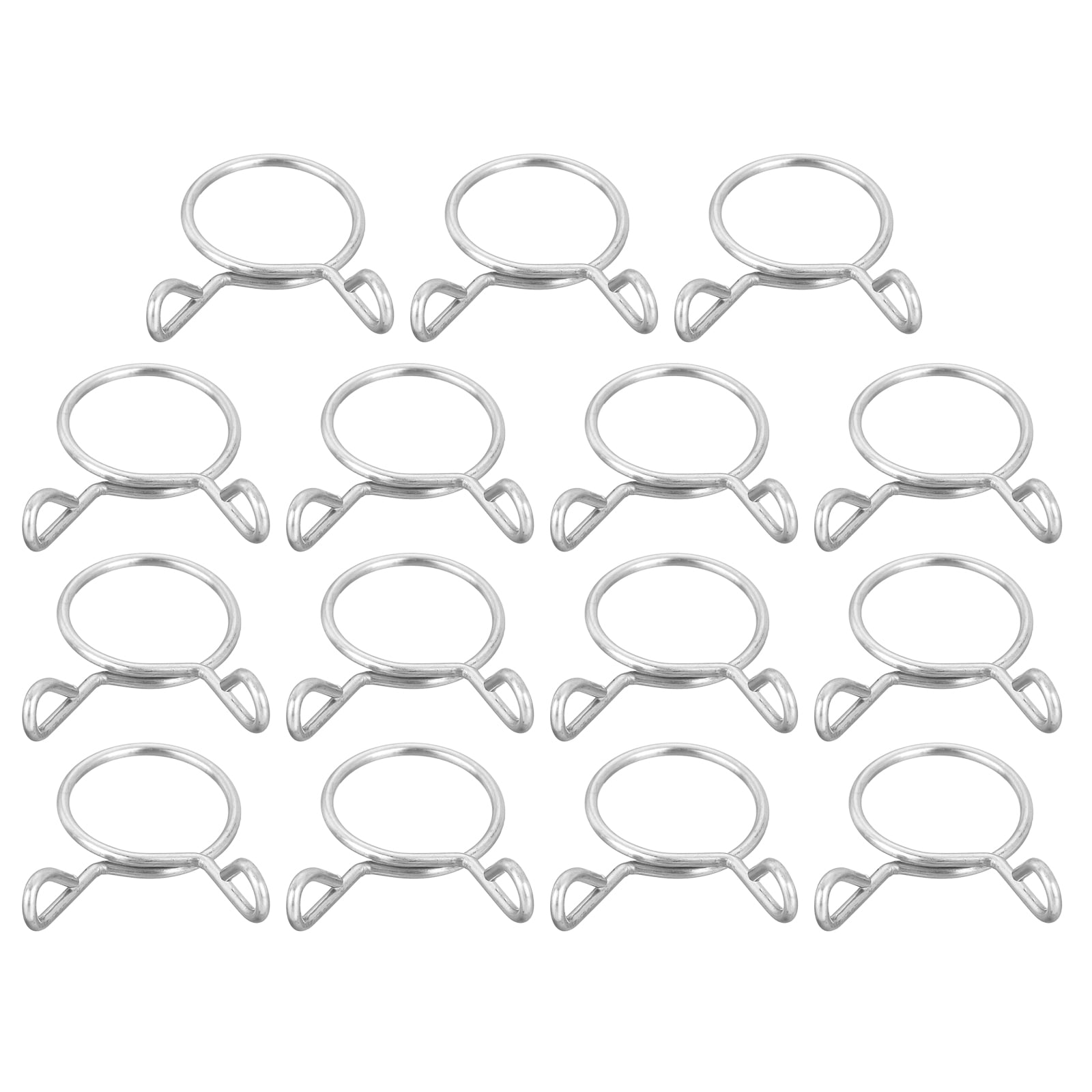 15 Pcs Fuel Line Hose Tubing Spring Clips 18mm Water Pipe Spring Clip ...