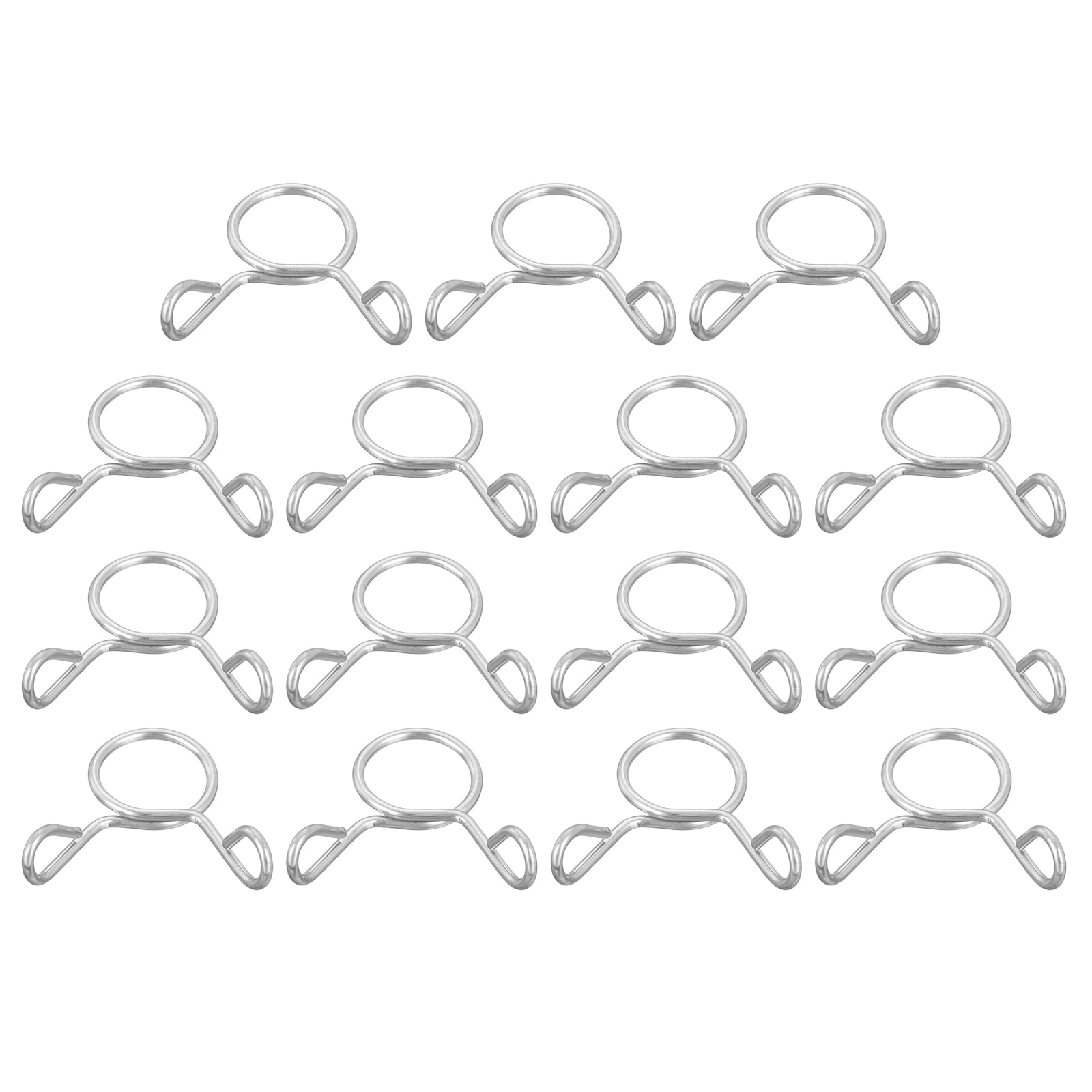 15 Pcs Fuel Line Hose Tubing Spring Clips 8.5mm Water Pipe Spring Clip ...