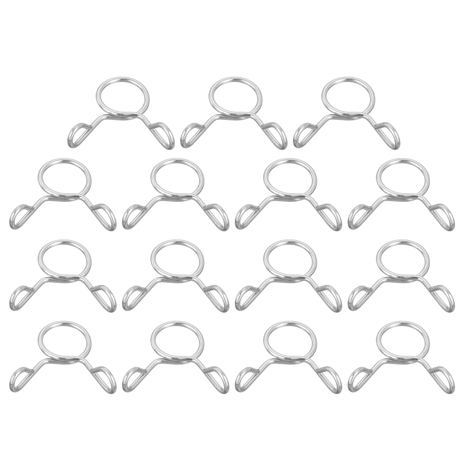 15 Pcs Fuel Line Hose Tubing Spring Clips 8mm Water Pipe Spring Clip ...
