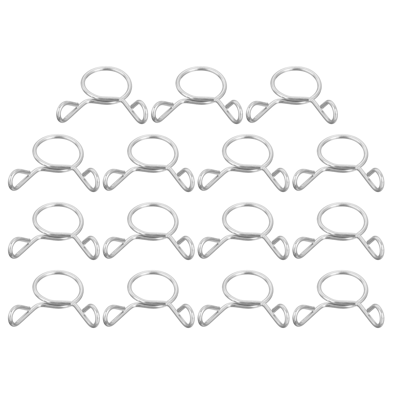 15 Pcs Fuel Line Hose Tubing Spring Clips 9.5mm Water Pipe Spring Clip ...