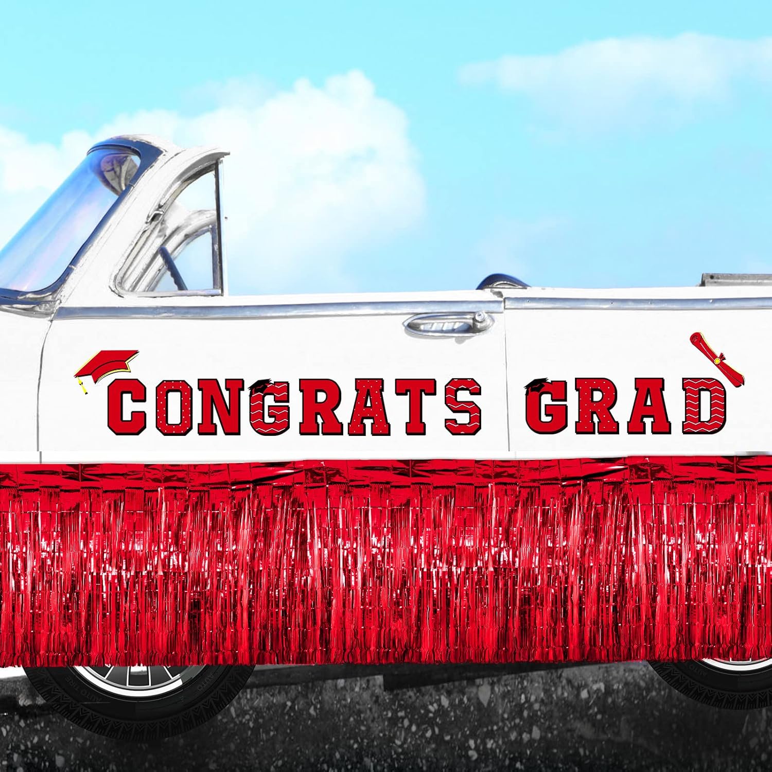 15 Pcs Graduation Parade Car Decorations Congrats Grad Car Magnets and ...