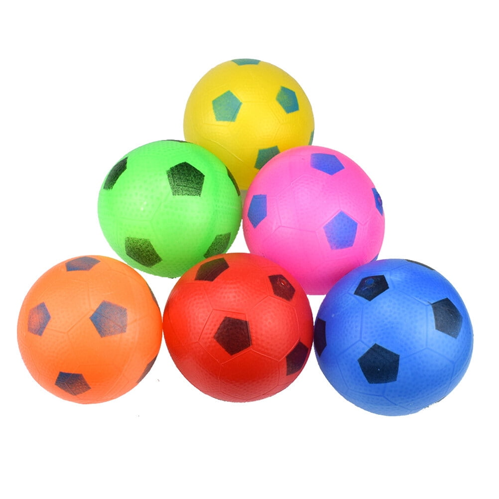 15 Pcs Kids Small Inflatable Ball Beach Toy Plastic Balls Soccer PVC ...