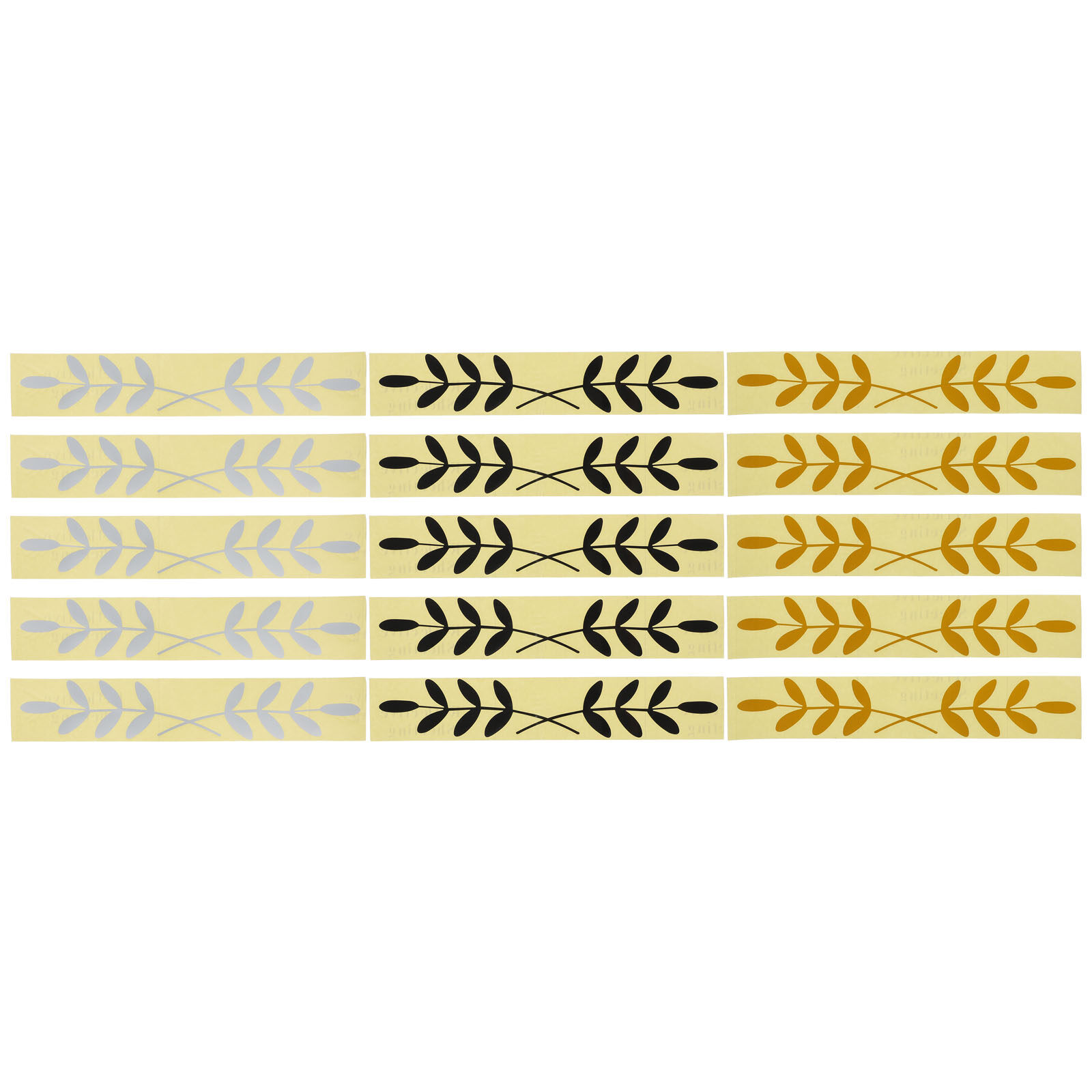 15 Pcs Labels Small Number Stickers Mailbox Leaf Assorted Color ...