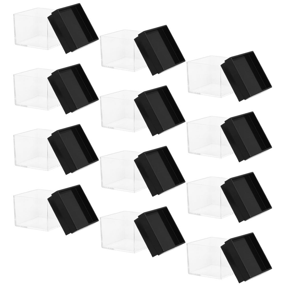 15 Pcs Mineral Standard Box Display Case Mineral Specimen Display Boxes ...