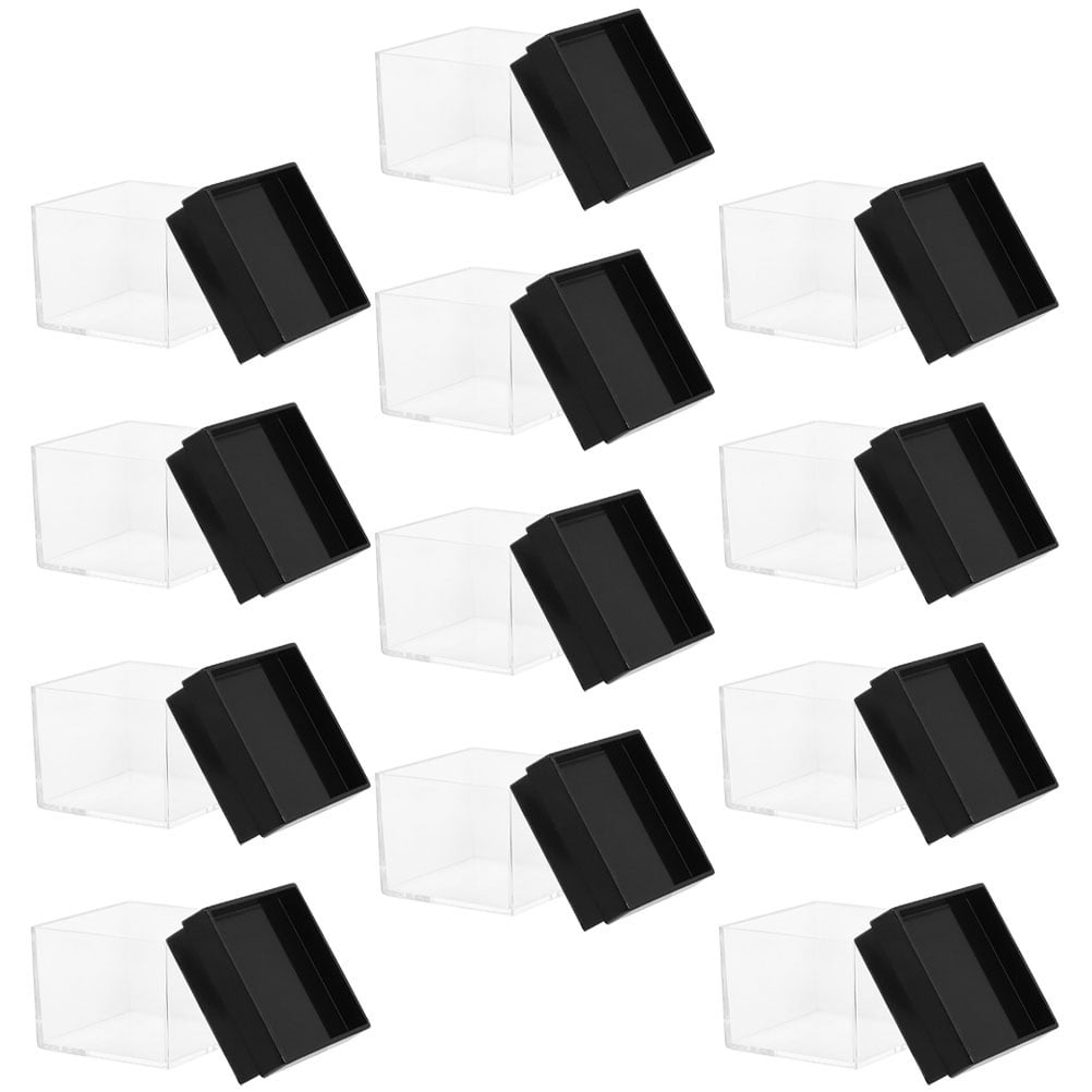 15 Pcs Mineral Standard Box Display Case Specimen Containers Mineral ...