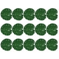 15 Pcs Mini Artificial Lily Pads for Ponds Simulated Lotus Leaf Flowers ...