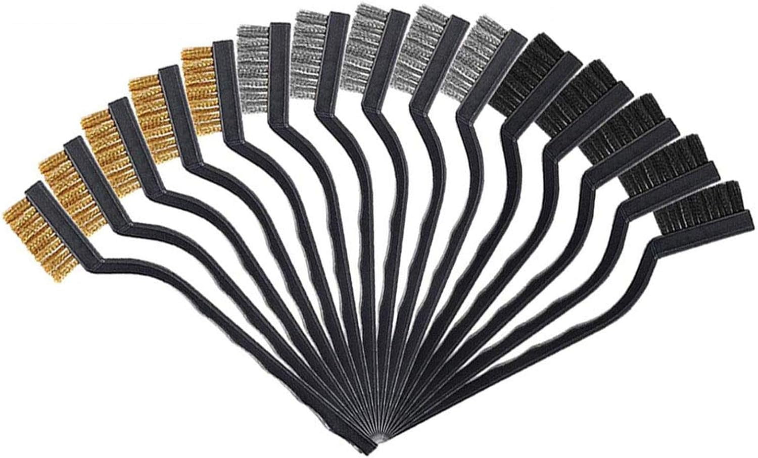 15 Pcs Mini Wire Brush Set Brass Wire Brush For Cleaning - Walmart.com