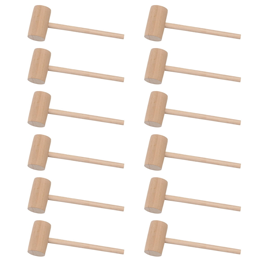 15 Pcs Mini Wood Mallet Crab Cracker Lobster Cracker Mini Hammers ...