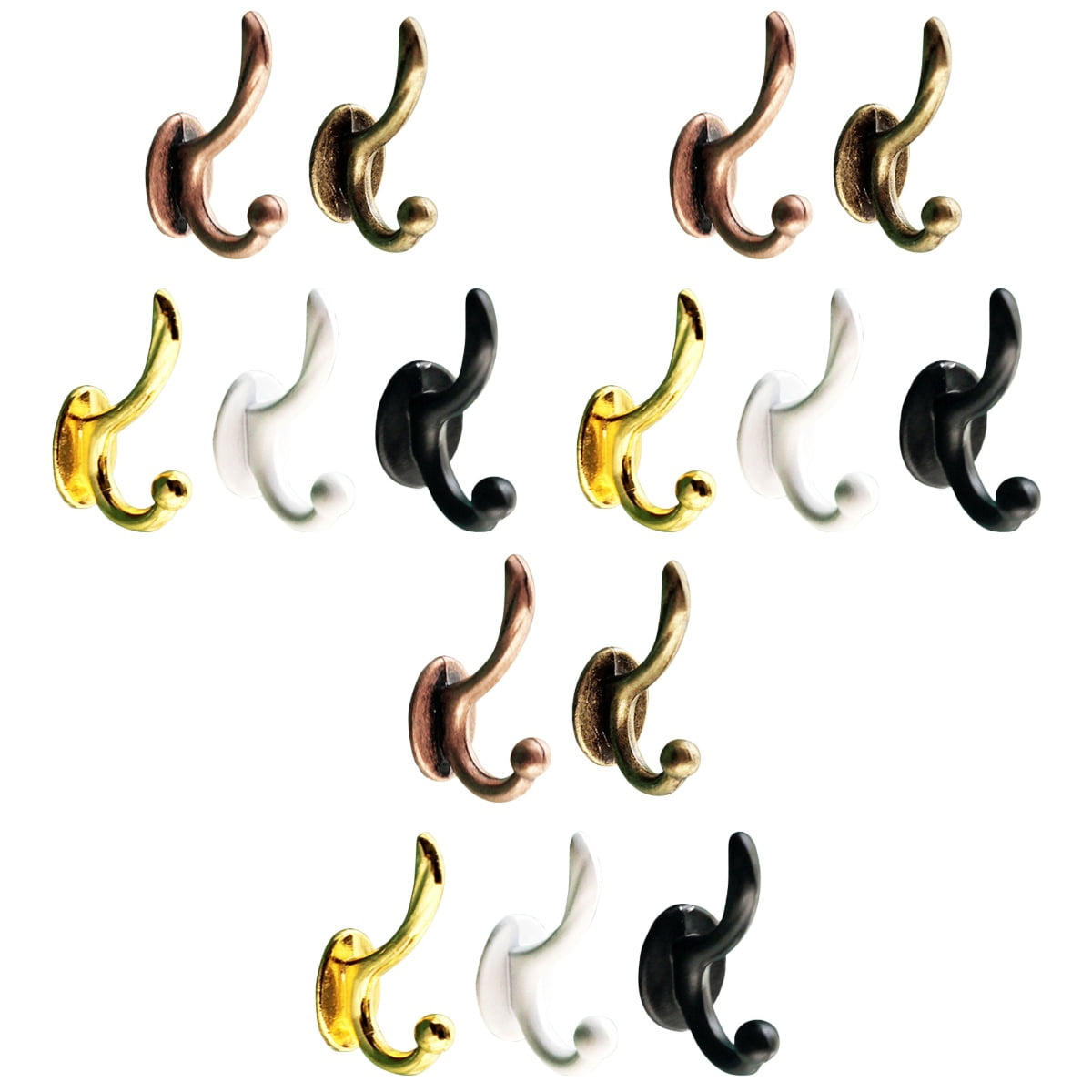 15 Pcs Miniature Hooks for Mini House Decorative Mini Hooks Tiny Wall ...