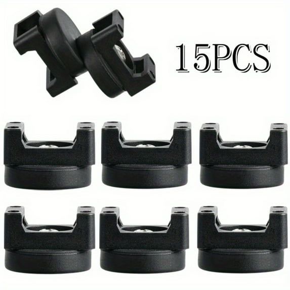 15 Pcs Neodymium Magnet Bases, Heavy-Duty Magnetic Clips to Organize ...