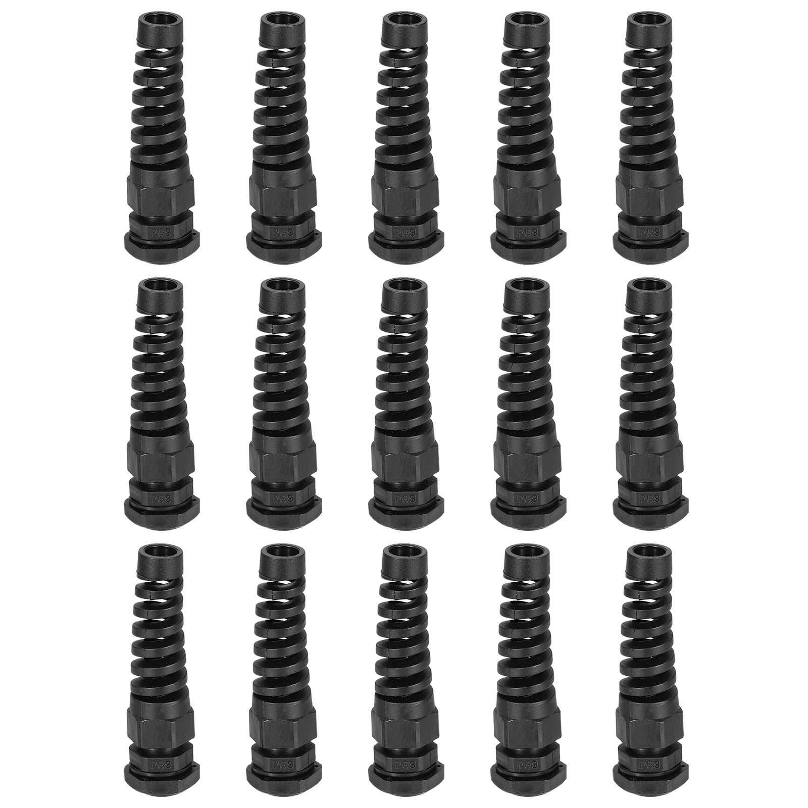 15 Pcs PG9 Cable Glands 4-8mm Connectors with Dual Seals Anti-Corrosion ...
