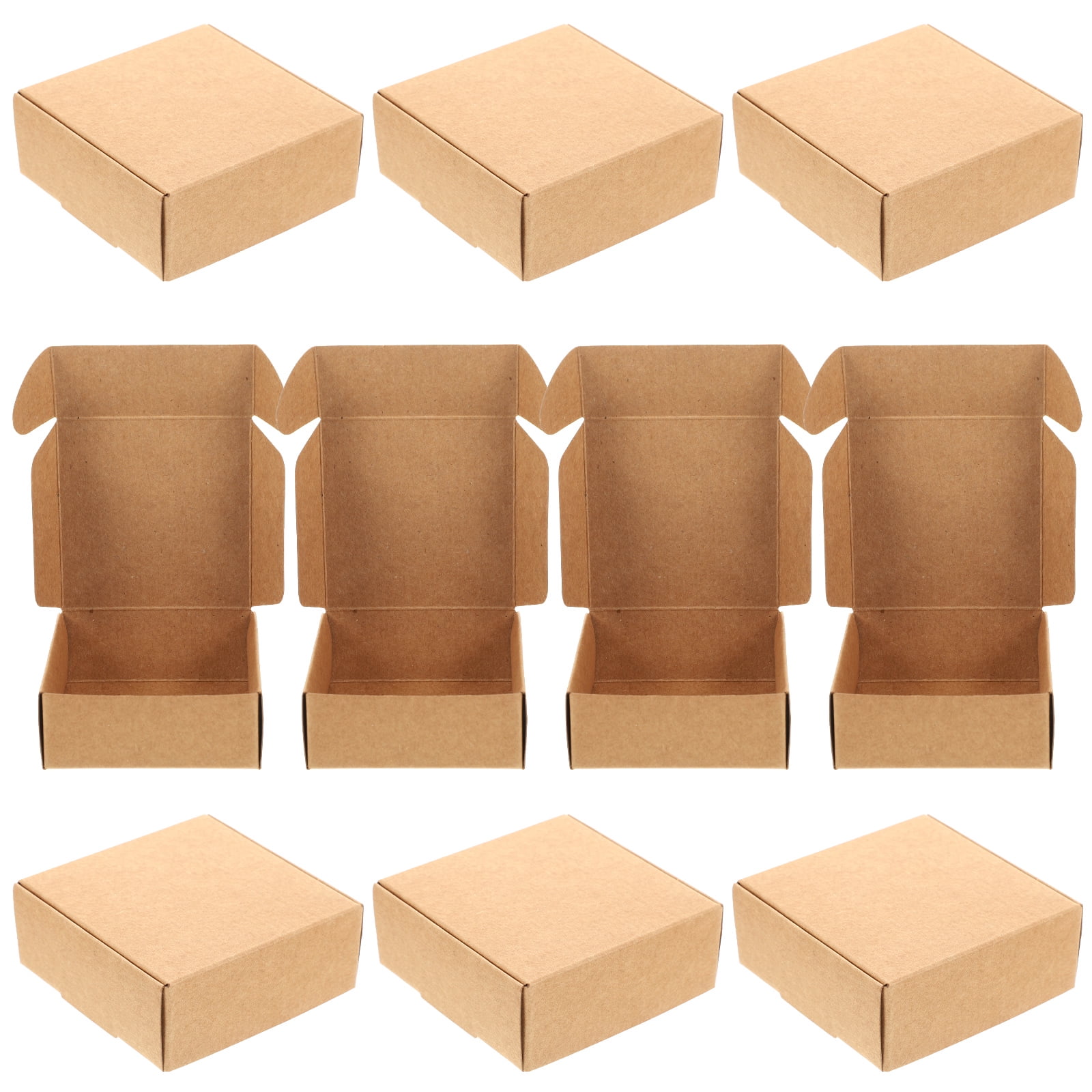 15 Pcs Packing Box The Gift Boxes Bulk Kraft Paper Candy Container ...