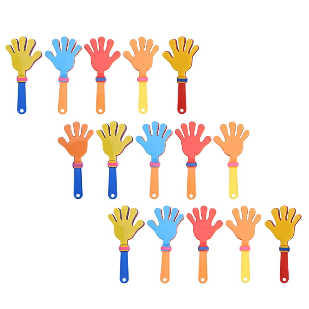 15pcs Assorted Color Plastic Clapping Hands for Home Fun and Party ...