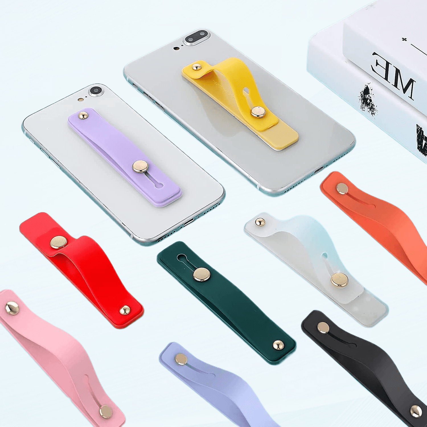 15 Pcs Phone Finger Grip Holder for All Phone Grip Strap Mobile Phone ...