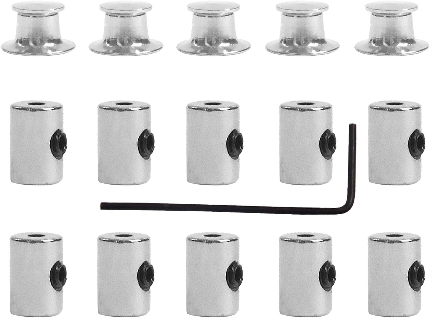 15 Pcs Pin Keepers Metal Locking Pin Backs Pin Locks Clasps with Wrench ...