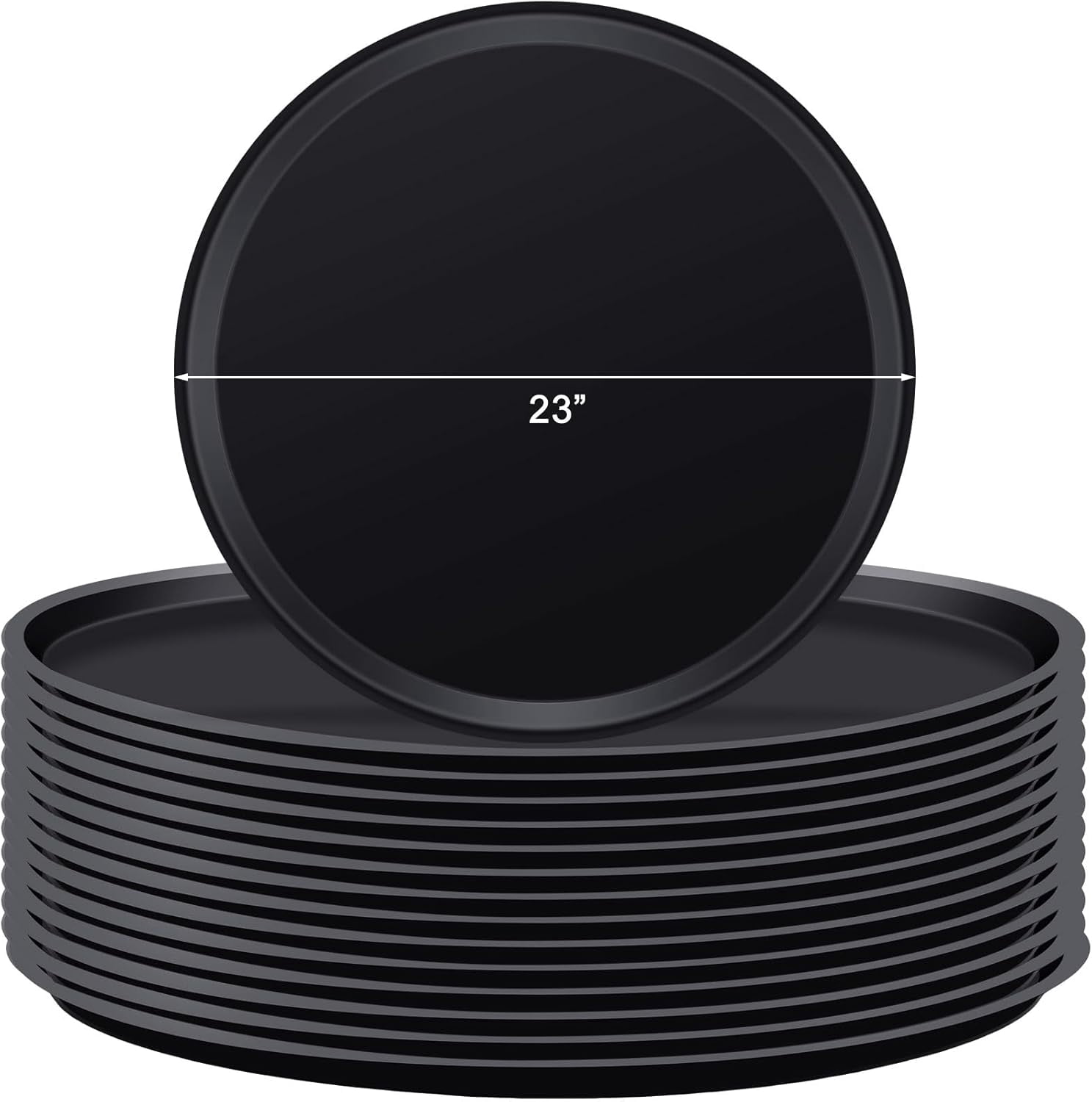 15 Pcs Plastic Plant Saucer 23" Large Heavy Duty Planter Saucers Round ...