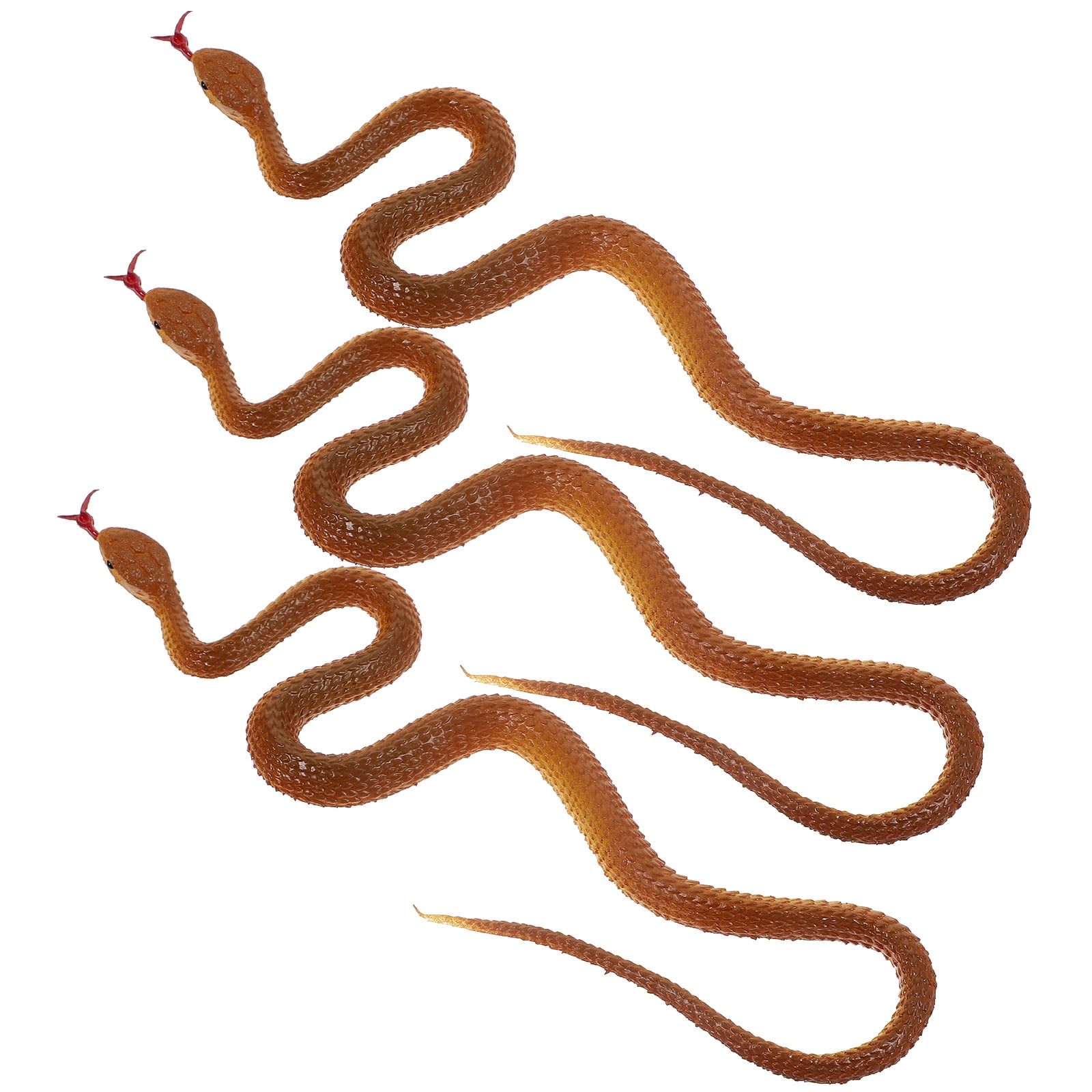 15 Pcs Prank Snakes Party Plastic Snake Plaything Realistic Snake Toy ...
