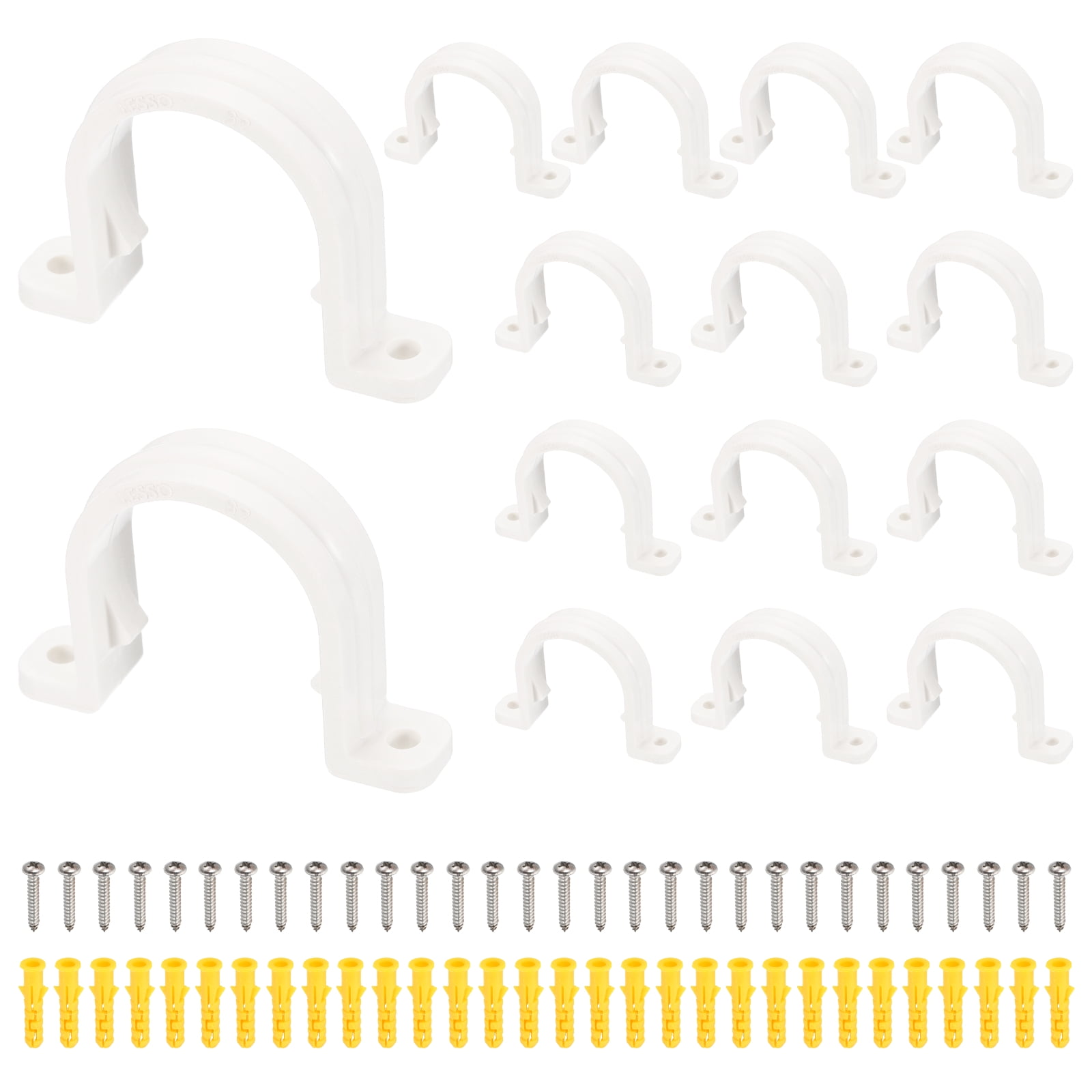 15 Pcs SCH 1 IN(32mm) Pipe Clamp, Pipe Strap U-tube Clamp Conduit Strap ...