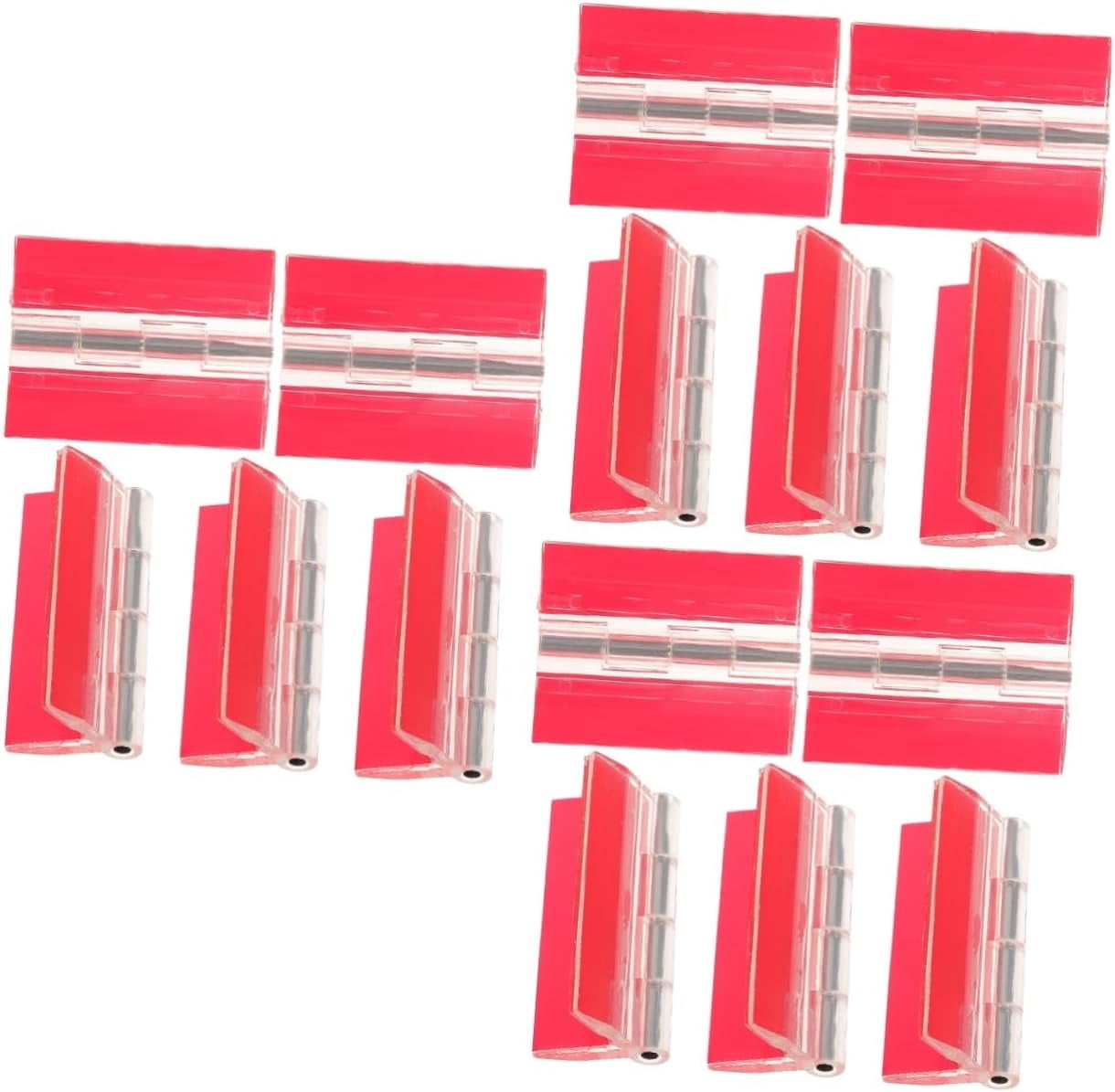 15 Pcs Self-Adhesive Hinge Mini Hinges Piano Hinges Plastic Hinges ...