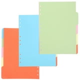 ifundom Assorted Color Binder Dividers for Clear Document Separation ...