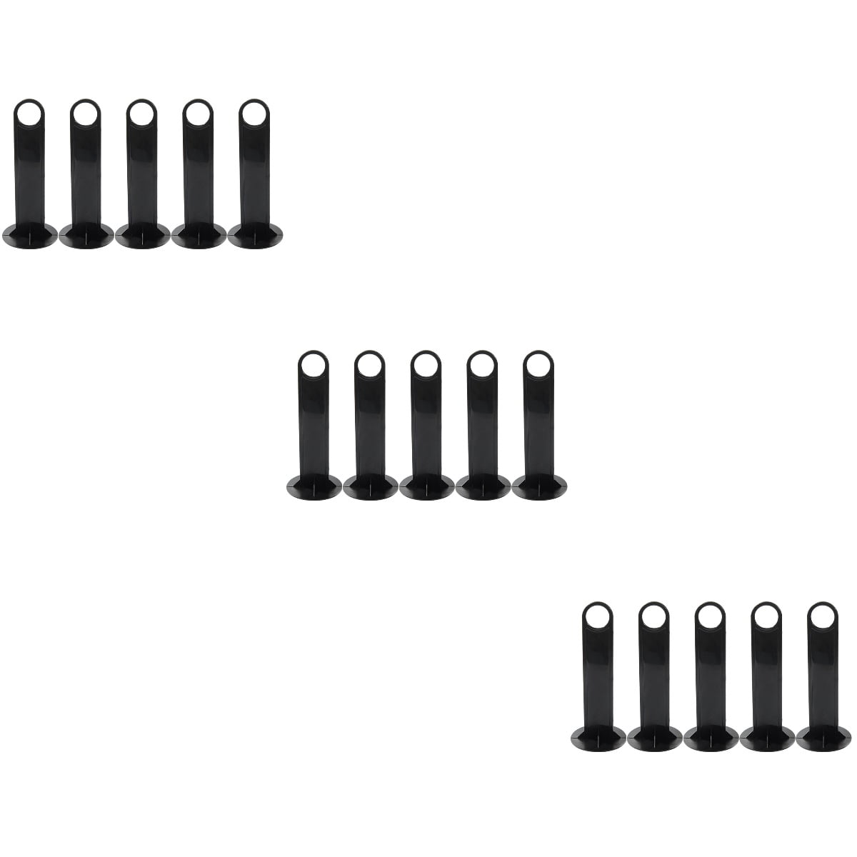 15 Pcs Shelf Storage Shelves Sports Mark Disk Holder Plastic Pallets ...