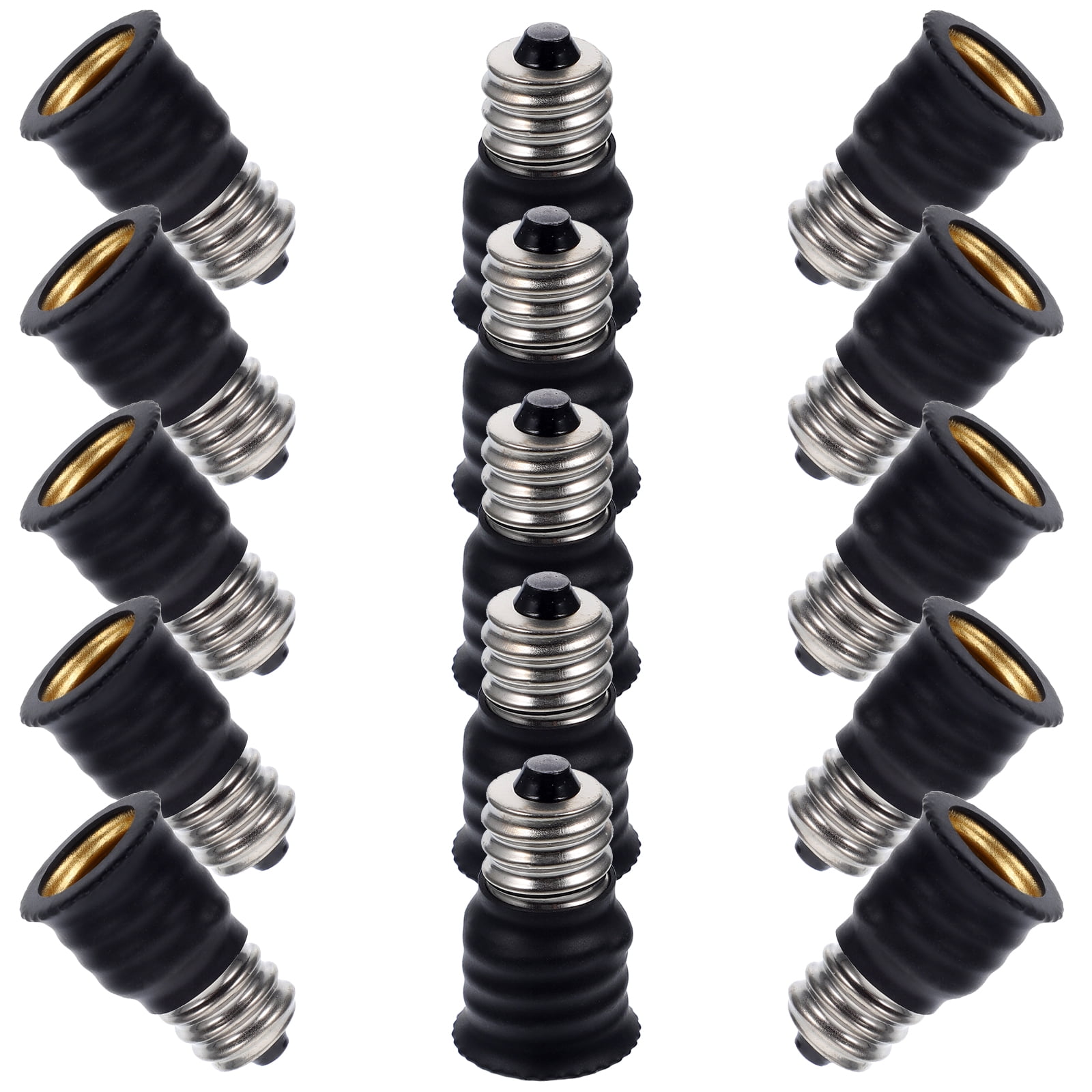 15 Pcs Small Light Bulb E12 Conversion Lamp Head Adapter - Walmart.com