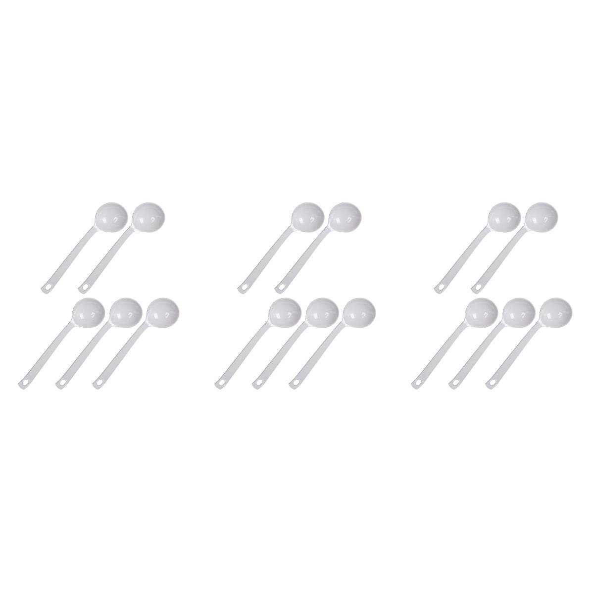 15 Pcs Soup Spoons Chaffing Dishes Kitchen Caninets Food Asian Soup ...