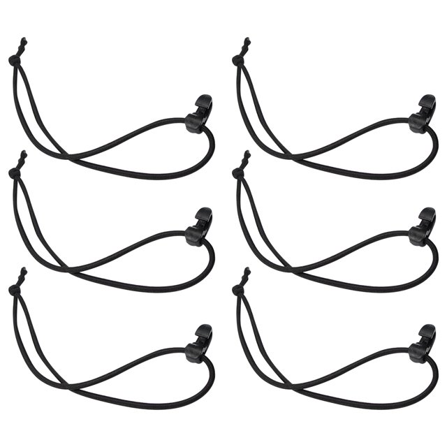 15 Pcs Storage Webbing Clip Zip Ties Tarp Elastic Band Hook Black Hooks - Walmart.com
