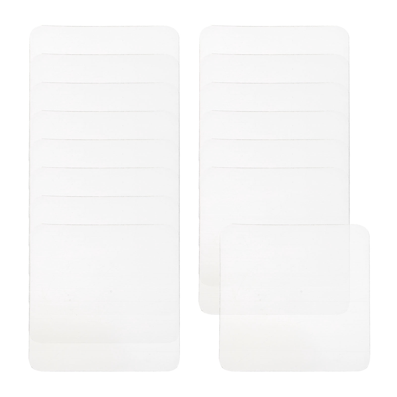 15 Pcs Tape Grippers Double Sided Adhesive Pads Carpet Dryer White ...