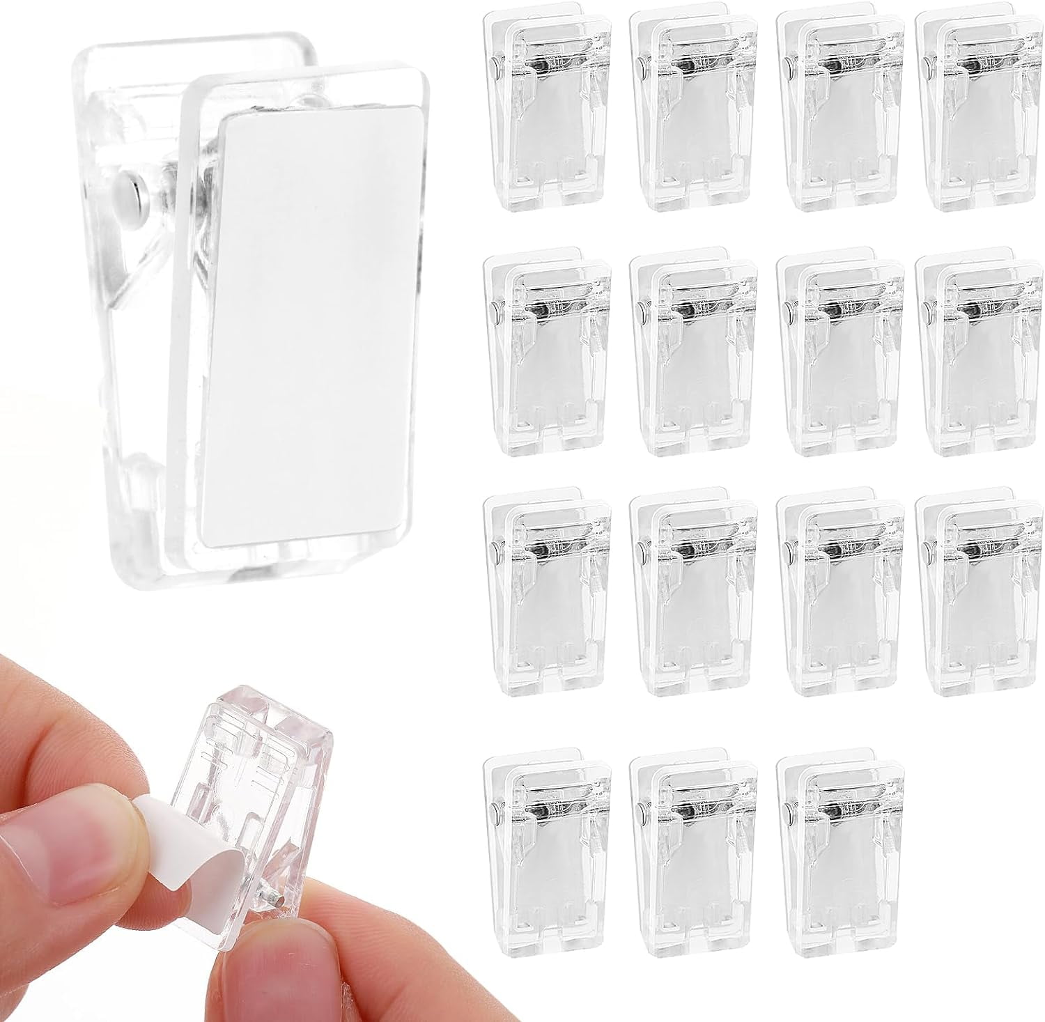 15 Pcs Tapestry Wall Hanging Clips, Self Adhesive Clips Wall Clips ...