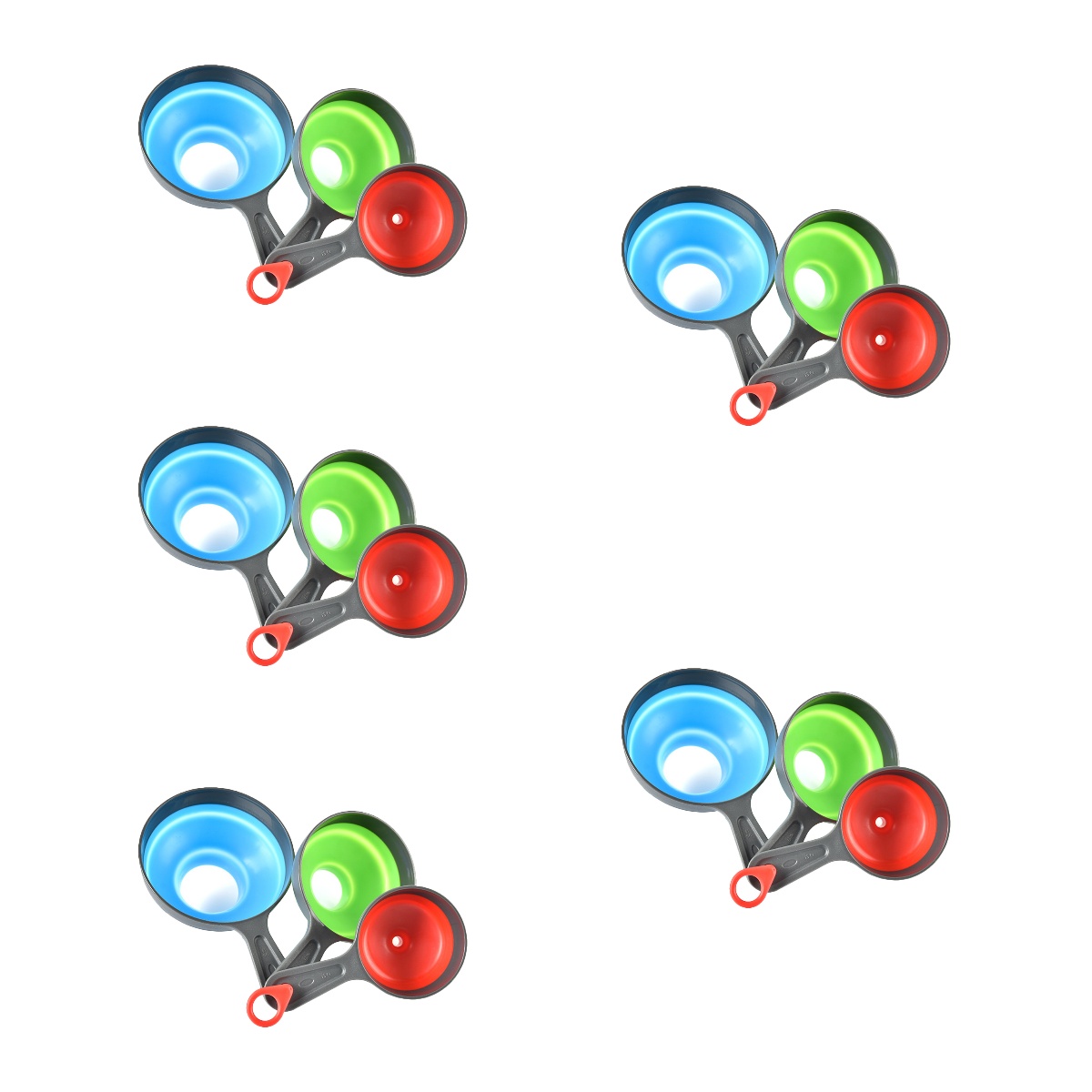 REOFLYUP Funnels Multi Color Kitchen Tools for Cooking and Food ...