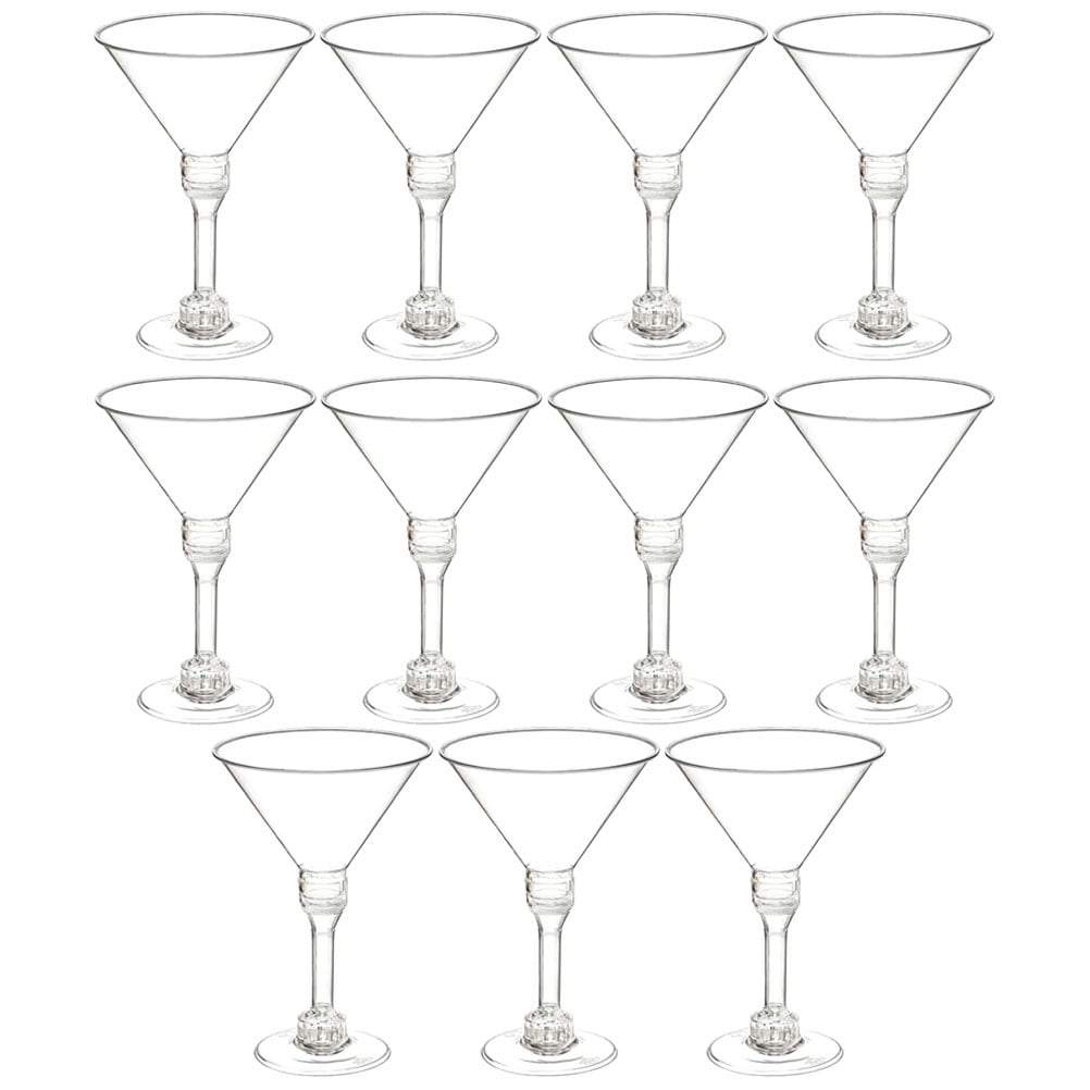 15 Pcs Clear Wine Glasses Set for Wedding Reception, Banquet, Home Bar ...