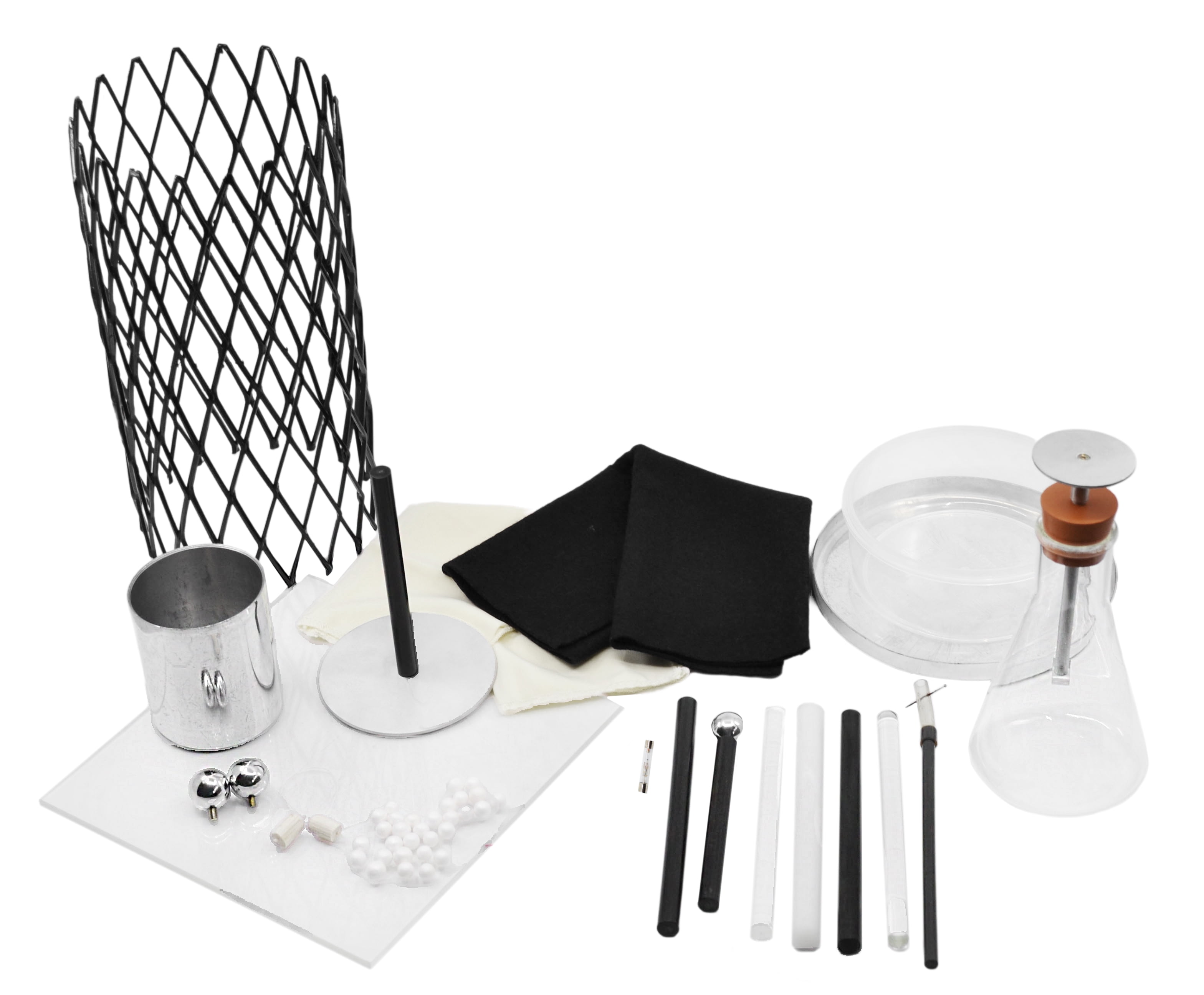 15 Piece Electrostatic Demonstration Kit - Includes Electroscopes ...