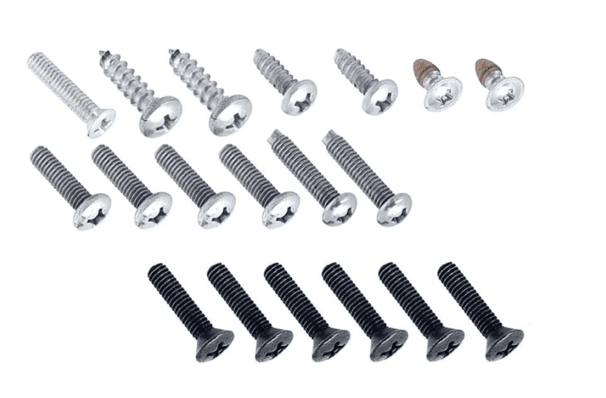 15 Piece Exterior Screw Set For 1968 Chevy Camaro W/O Wheel Well Screws ...