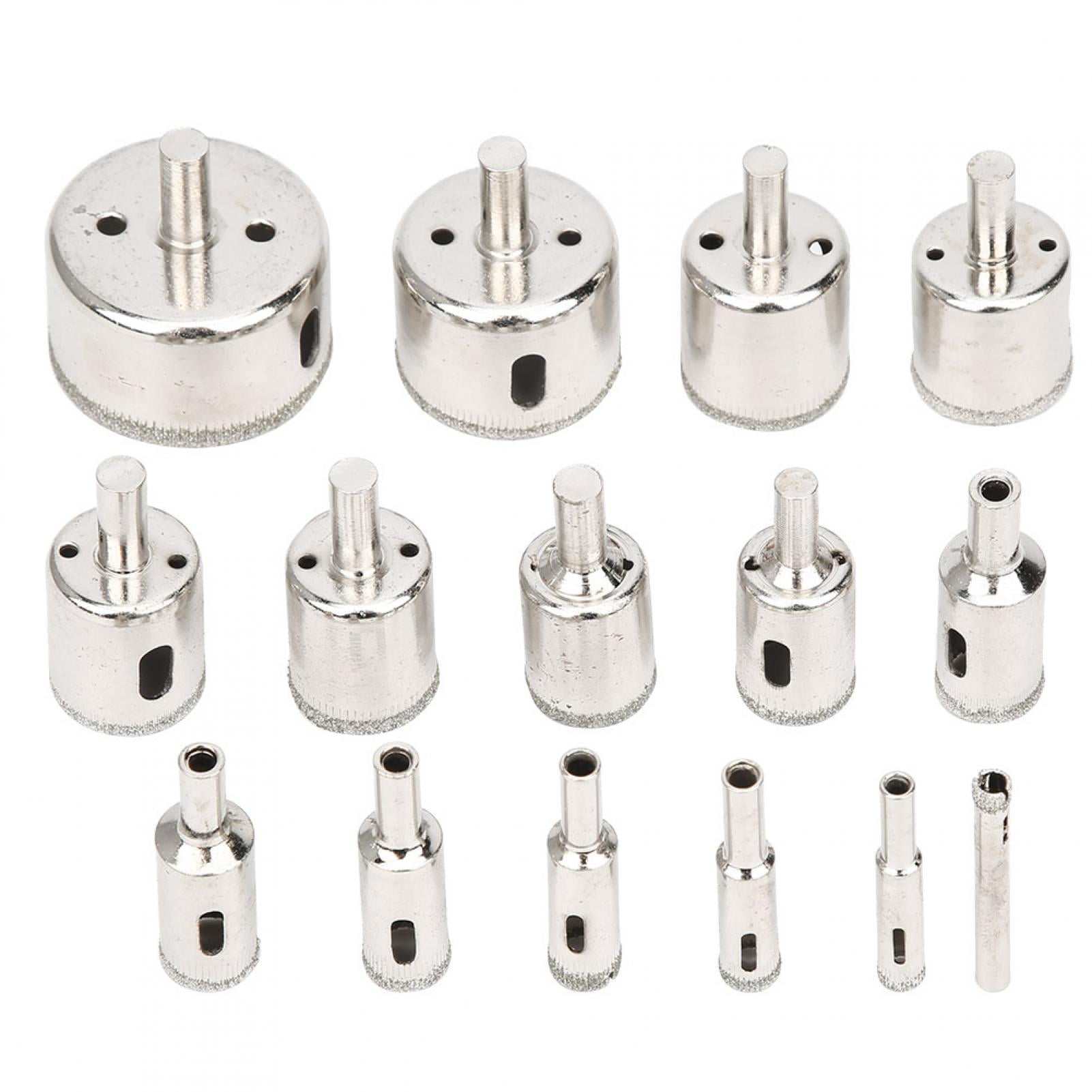 15-Piece Hole Saw Kit for Efficient Drilling 50mm Max Diamond Drill Bit ...