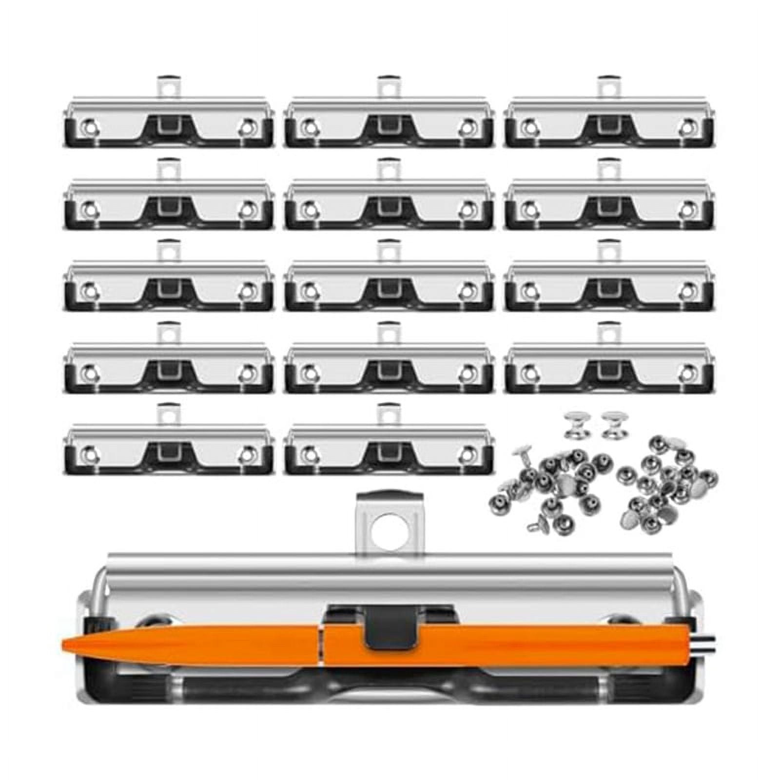 15-Piece Mountable Clipboard Clips with Rubber Handles and Hanging ...