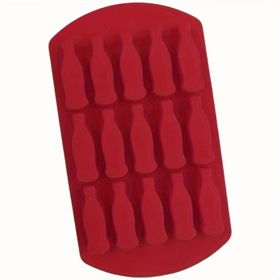 15-Piece Silicone Coke Bottle Candy Mold Set - Create Fun Chocolates ...