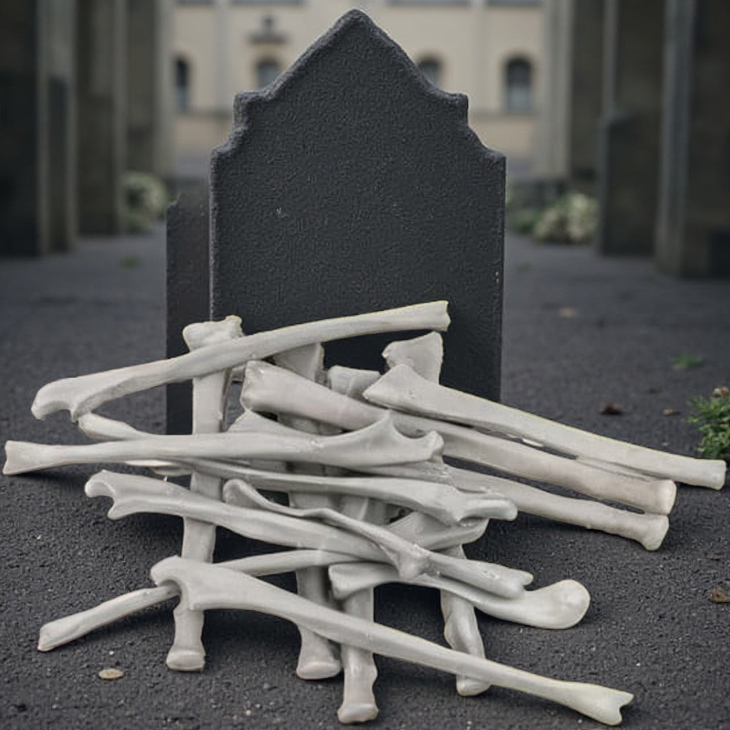 15-Piece Skeleton Bones Set - Halloween Yard Decorations, Scary ...