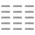 15 Piece Soft Faux Linen Step Mats Thick Weave Stair Treads Carpets ...