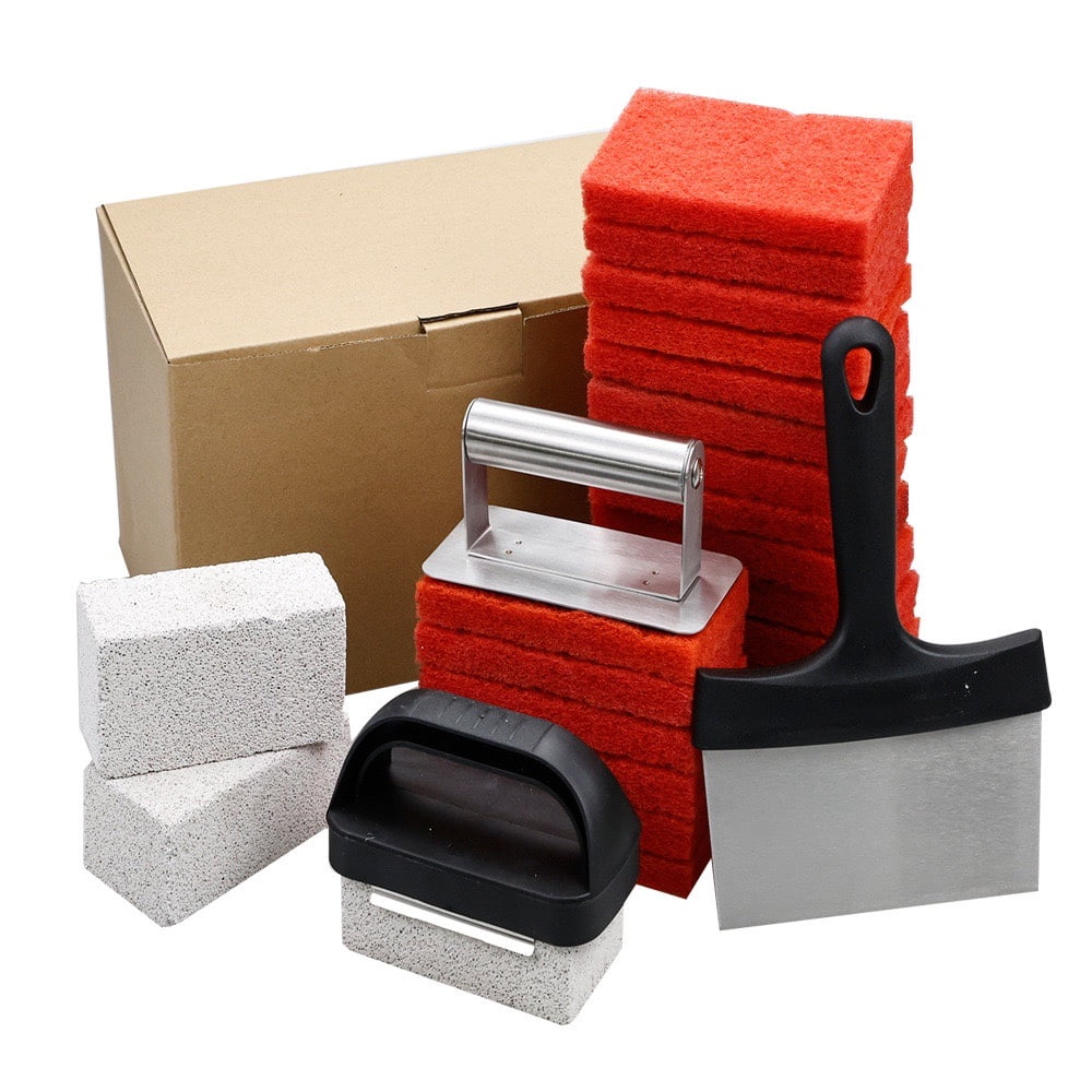 15 Pieces Blackstone Griddle Cleaning Kit, Heavy Duty Flat Top Grill ...