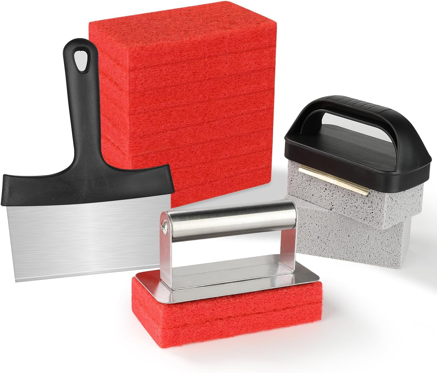 15 Pieces Blackstone Griddle Cleaning Kit, Heavy Duty Flat Top Grill ...