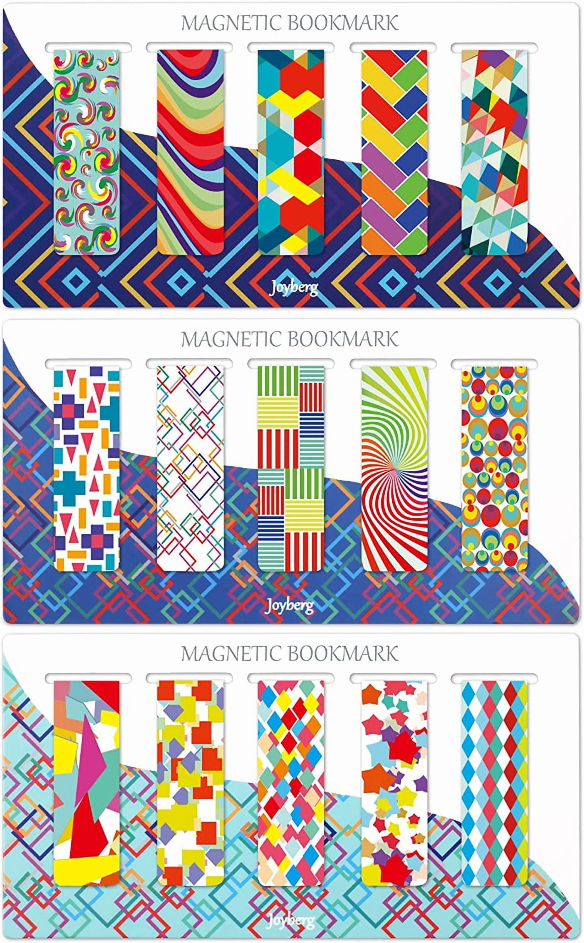 15 Pieces Bookmarks, Magnetic Bookmarks for Women, Page Markers for ...