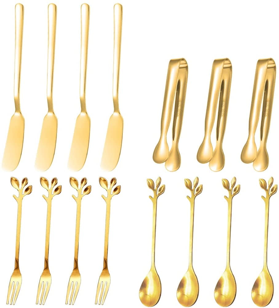 15 Pieces Golden Cheese Butter Jam Spreader Set Suit, DaKuan Butter ...