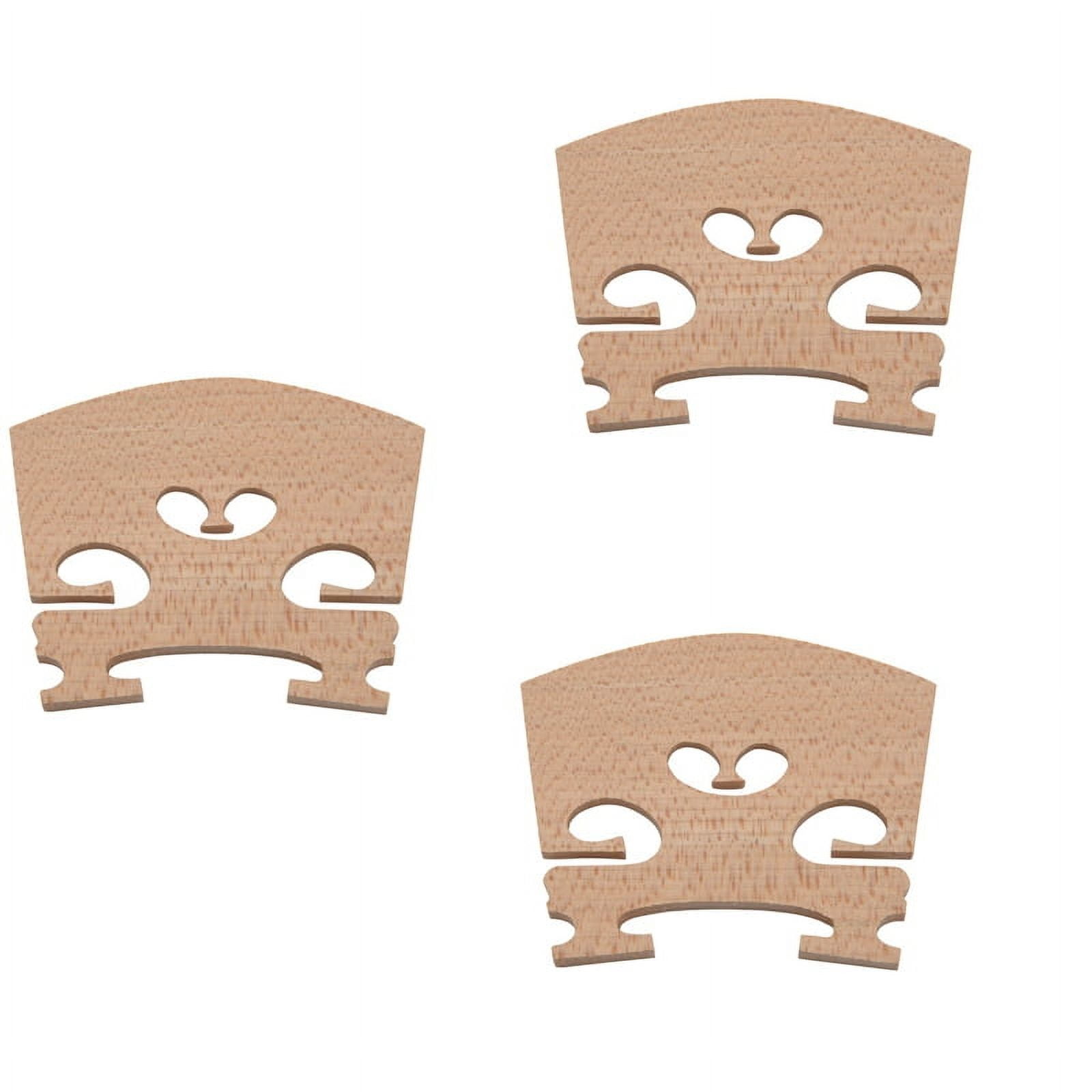 15 Pieces Maple 4/4 Full Size Violin Bridge Qin Code Violin Accessories ...