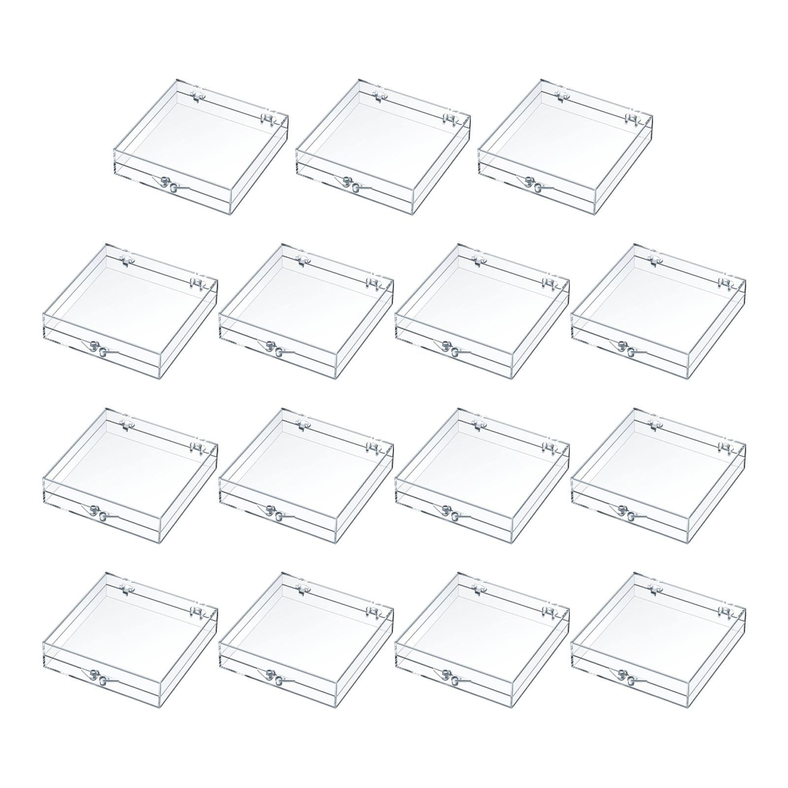 15 Pieces Nail Storage Box Crafts Supply Case for Small Parts Earrings ...